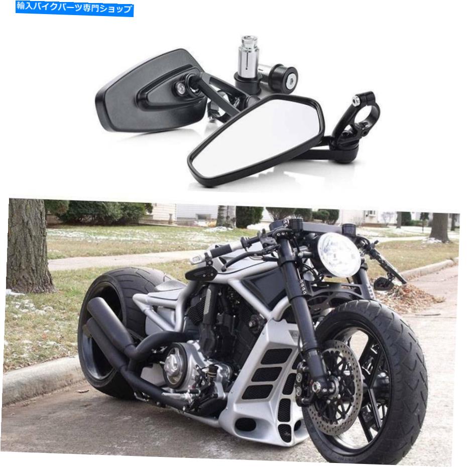 【楽天市場】Mirror ハーレーダビッドソンストリートロッドオートバイ7/8 ''バーエンドリアビューサイドミラー For Harley ...