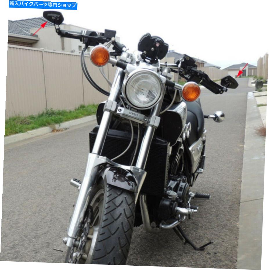 【楽天市場】Mirror オートバイ7/8 "ヤマハVmax 1700 1200 YZF750R YZF600R用ハンドルバーエンドミラー ...
