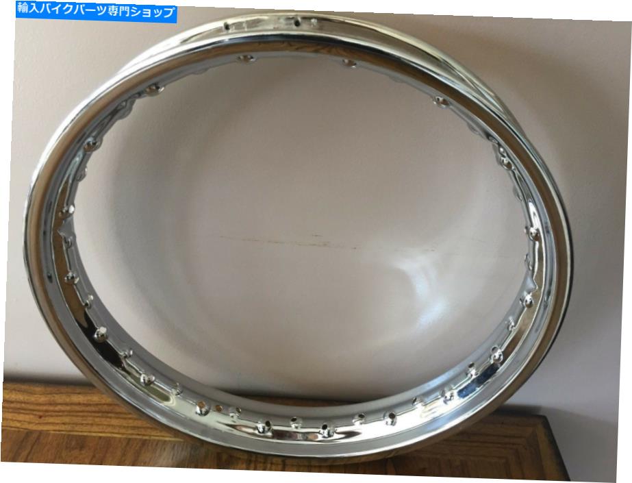 【楽天市場】クロームパーツ ビンテージBMW R25 / 3 R26 R27新しいChromeホイール36穴2.15x18スーパークロム ...