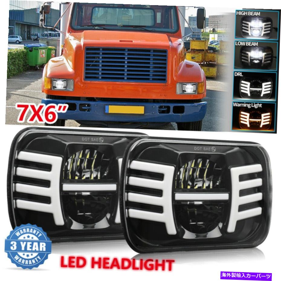 【楽天市場】USヘッドライト Cree 5x7 "7x6" LED Headlight for International Harvester ...
