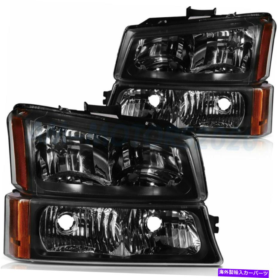 【楽天市場】USヘッドライト 2003-2007のヘッドライトSilverado 1500HD 2500HDヘッドランプフロントブラックペア ...