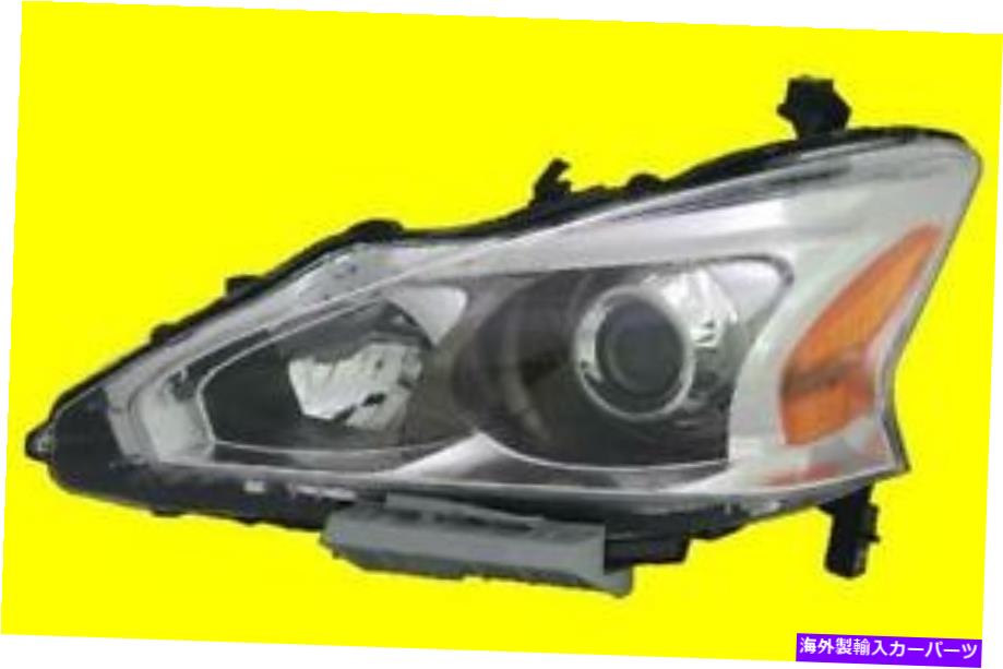 【楽天市場】USヘッドライト 日産Altima Sedan 2013-2015のための左ハロゲンヘッドライト260603TA9A ...