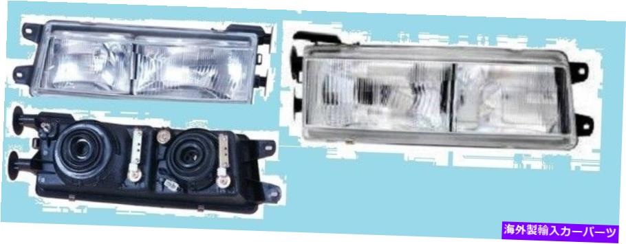 【楽天市場】USヘッドライト 三菱ランサーC61 62 64 C65セダン1989 92ペアヘッドライトLH RHアフターマーケット MITSUBISHI LANCER C61 62 64 ...