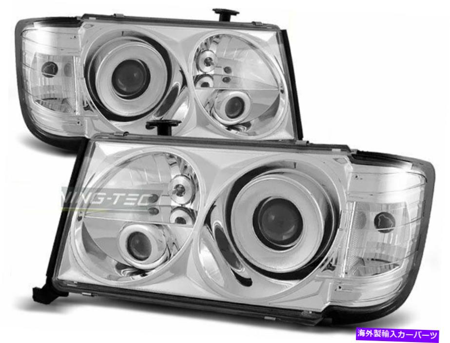 【楽天市場】USヘッドライト MercedesのヘッドライトW124 1985-1993 Chrome Worldwide Freeship ...