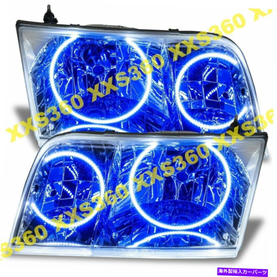 【楽天市場】USヘッドライト Oracle Halo 2XヘッドライトフォードクラウンVICビクトリア98-11ブルーLED Angel ...