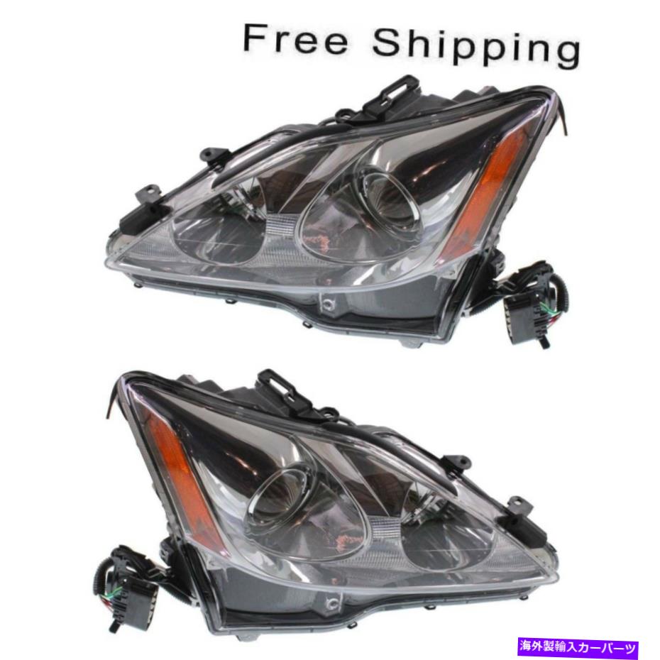 【楽天市場】USヘッドライト ヘッドランプレンズと2本のペアLH＆RHサイドフィットLEXUS IS250 IS350 Head Lamp ...