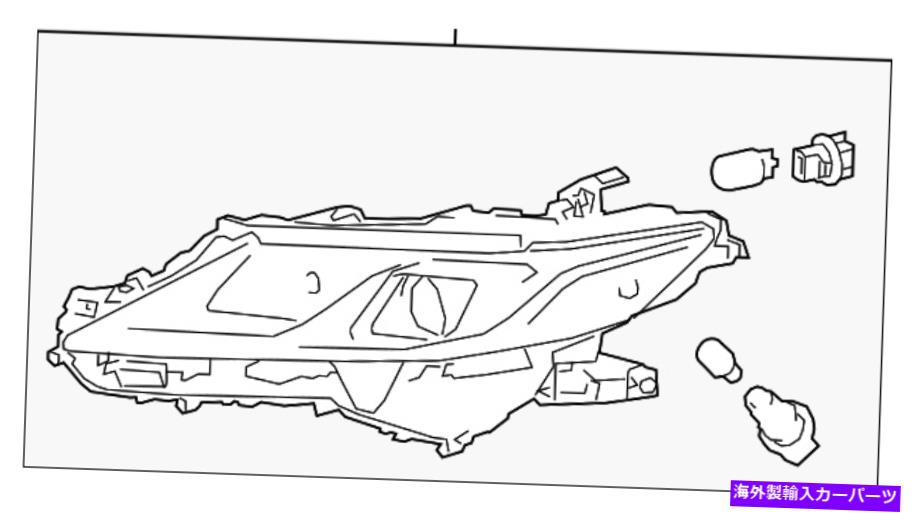 【楽天市場】USヘッドライト 本物のトヨタヘッドランプアセンブリ81110-06C40 Genuine Toyota Headlamp ...