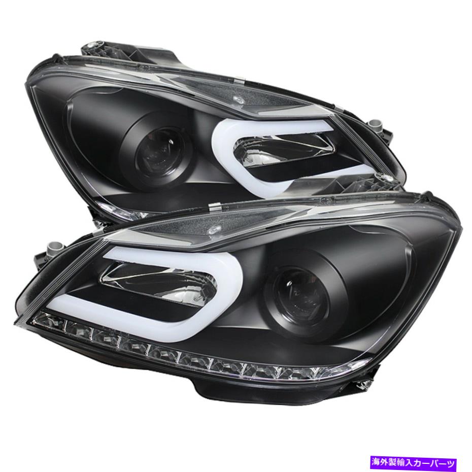 【楽天市場】USヘッドライト Spyder Auto 5074249 DRLプロジェクターのヘッドライトは12-13 C250 C300 ...