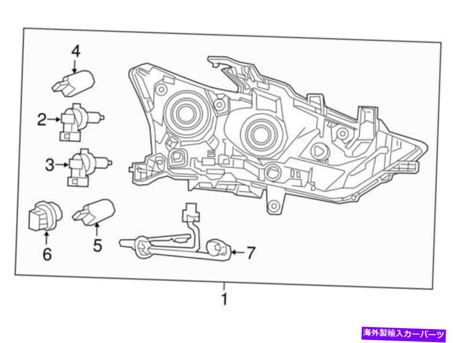 【楽天市場】USヘッドライト 260604RF4B日産ランプASSYLH 260604RF4B、新純正OEM部品 260604RF4B ...