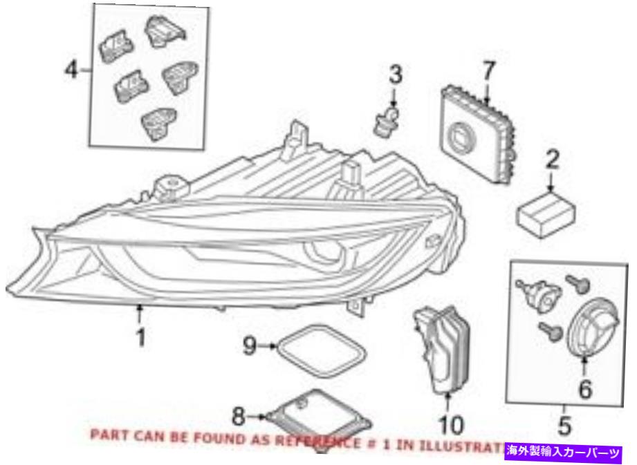 【楽天市場】USヘッドライト BMWのための本物のOEMヘッドライト63117446814 Genuine OEM Headlight for ...