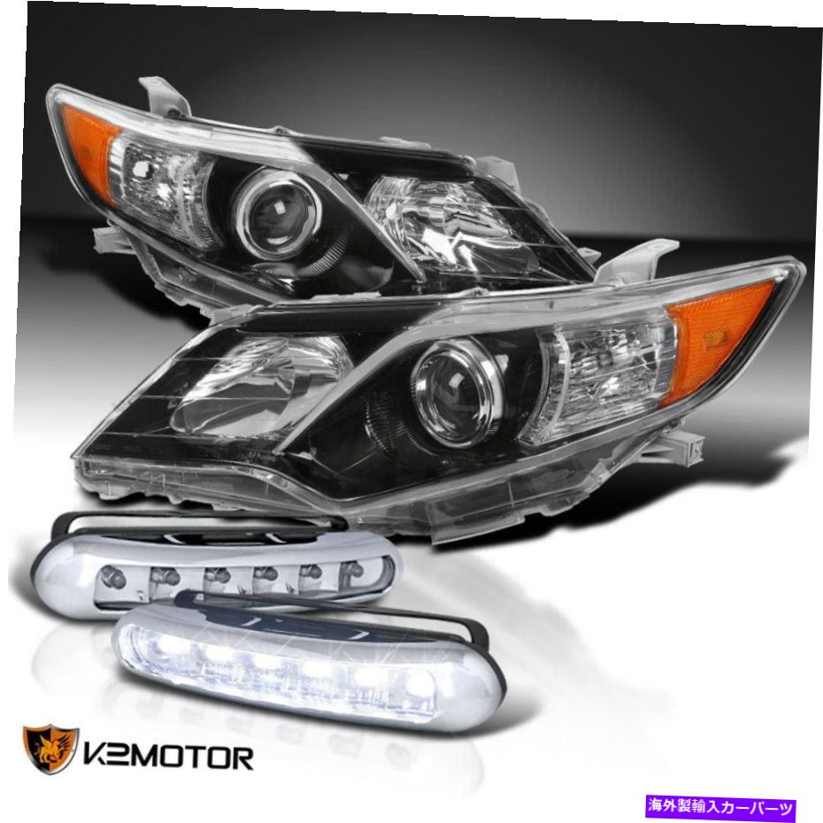 【楽天市場】USヘッドライト 2012-2014 CAMRY JETブラックプロジェクターヘッドライト+ 3W 6-LEDバンパーの場合はSE ...