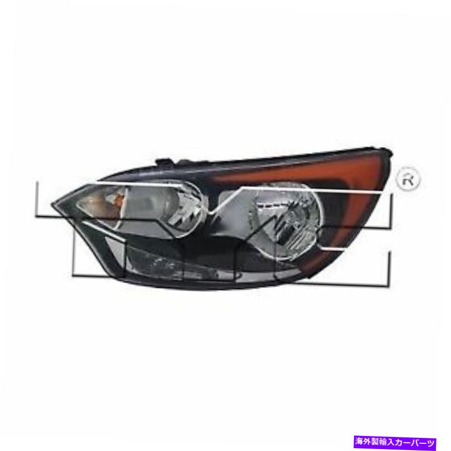 【楽天市場】USヘッドライト 2012年 - 2016年運転手キアリオフロントヘッドライトアセンブリ交換住宅 for 2012 - 2016 ...