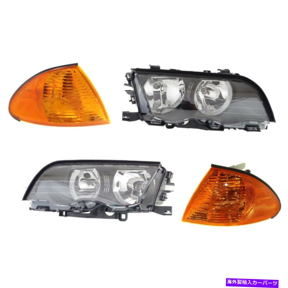 【楽天市場】USヘッドライト 新しい自動ライトキットドライバー＆旅客サイド323 328 330 LH RH E46 3シリーズ328i ...