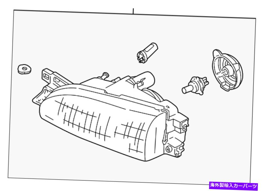 【楽天市場】USヘッドライト 本物のスバル複合アセンブリ84001FA451 Genuine Subaru Composite ...