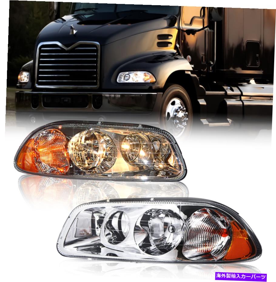 【楽天市場】USヘッドライト Mack Vision Pinnacle CX CXU CXN GU4 GU5 GU7 GU8左右セットペア ...