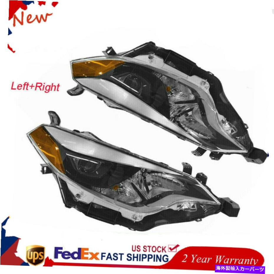 【楽天市場】USヘッドライト 1ペアヘッドライトLEDランプ右+左8111002E60 2014-2016トヨタカローラ 1 Pair ...