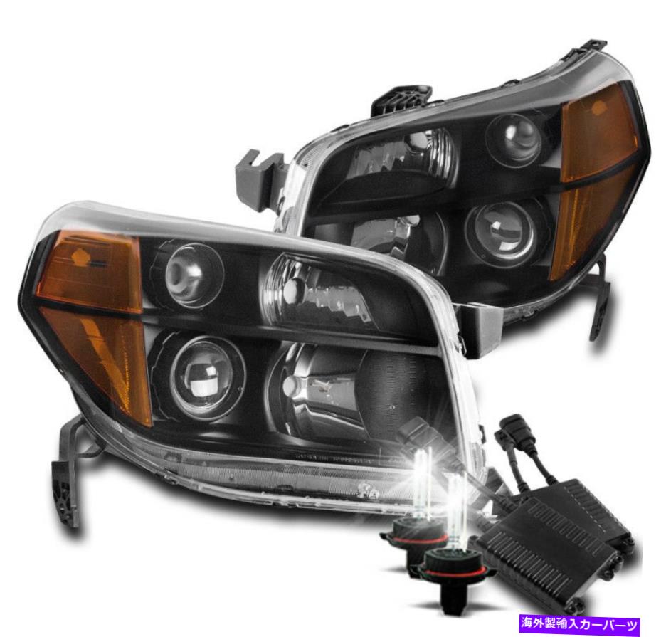 【楽天市場】USヘッドライト 06 07 08 Honda Pilotの交換プロジェクターヘッドライトランプ黒+ 50W 8K HID FOR ...
