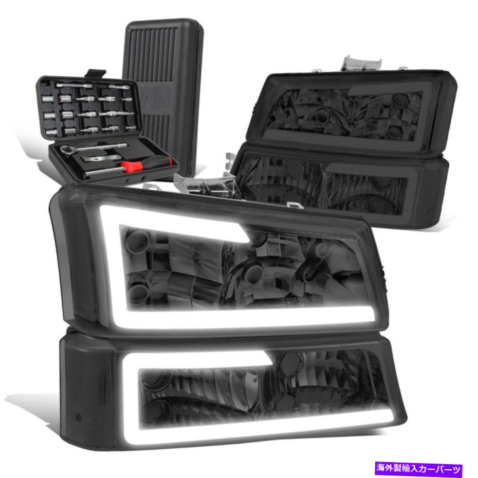 【楽天市場】USヘッドライト 2003年から2007年のシボレー雪崩LEDヘッドライトバンパーランプ+ツールボックス/クリア For 2003 ...