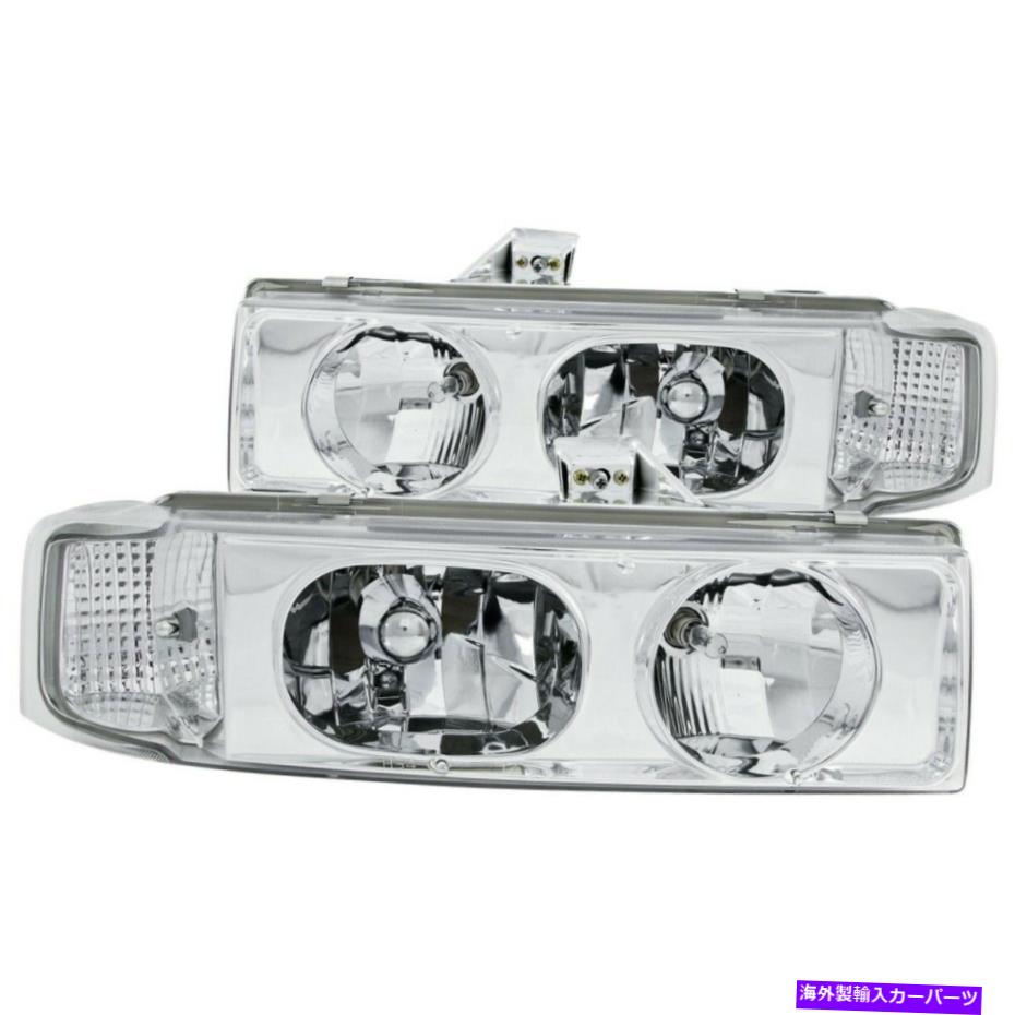 【楽天市場】USヘッドライト 111001 Anzo Headlight Lampのドライバー＆助手席側Astro GMC 111001 ...