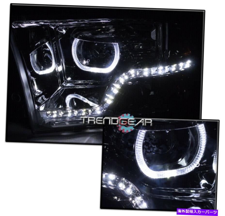 【楽天市場】USヘッドライト 09-18ドッジRAM 1500/10 + 2500 3500 Halo LED Chrome ...