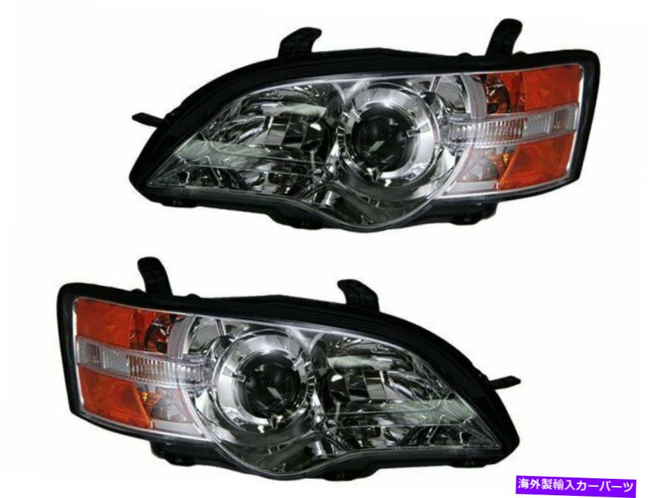 【楽天市場】USヘッドライト 2006-2007 Subaru Outback Headlightアセンブリセット22798WFヘッドライト ...