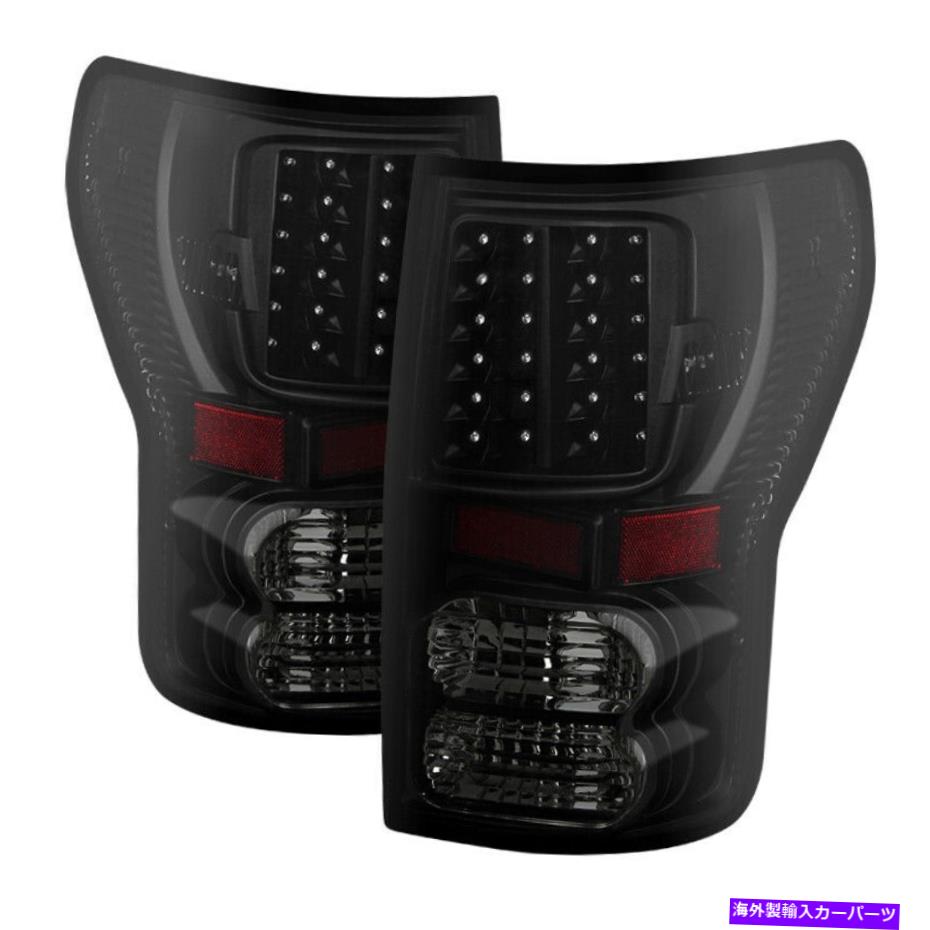 【楽天市場】USテールライト トヨタ07-13ツンドラブラックスモークLEDテールライトベースリミテッドSR5左右 Toyota 07-13 Tundra Black Smoked LED ...