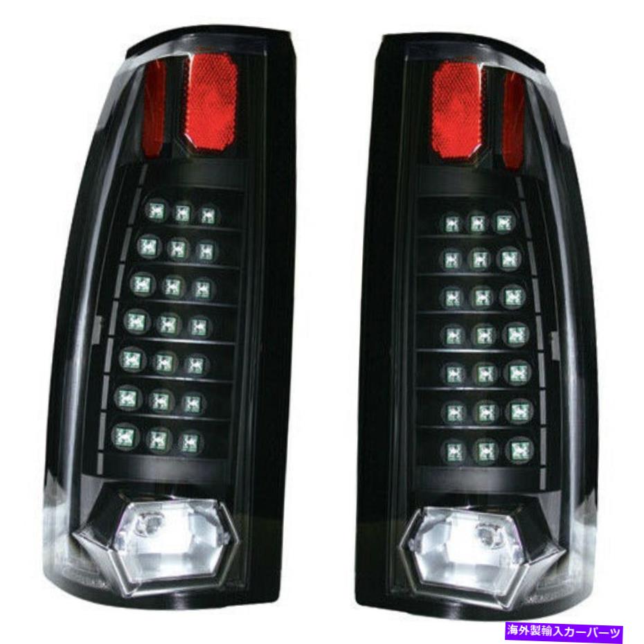 【楽天市場】USテールライト 88-98シボレーGMCキャデラックGM2800104 GM2801104のための新しい黒LEDテールライト ...