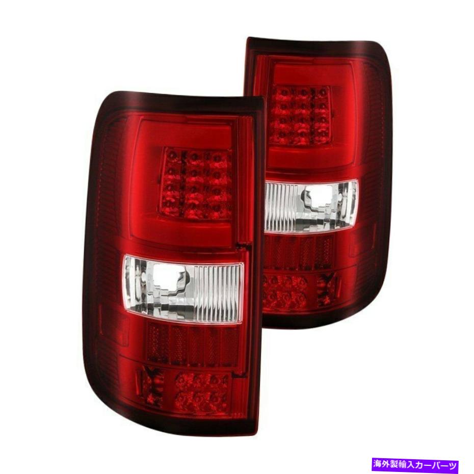 【楽天市場】USテールライト FORD F-150 04-08スパイダーXtune Chrome / Red Piblic Optic LED ...