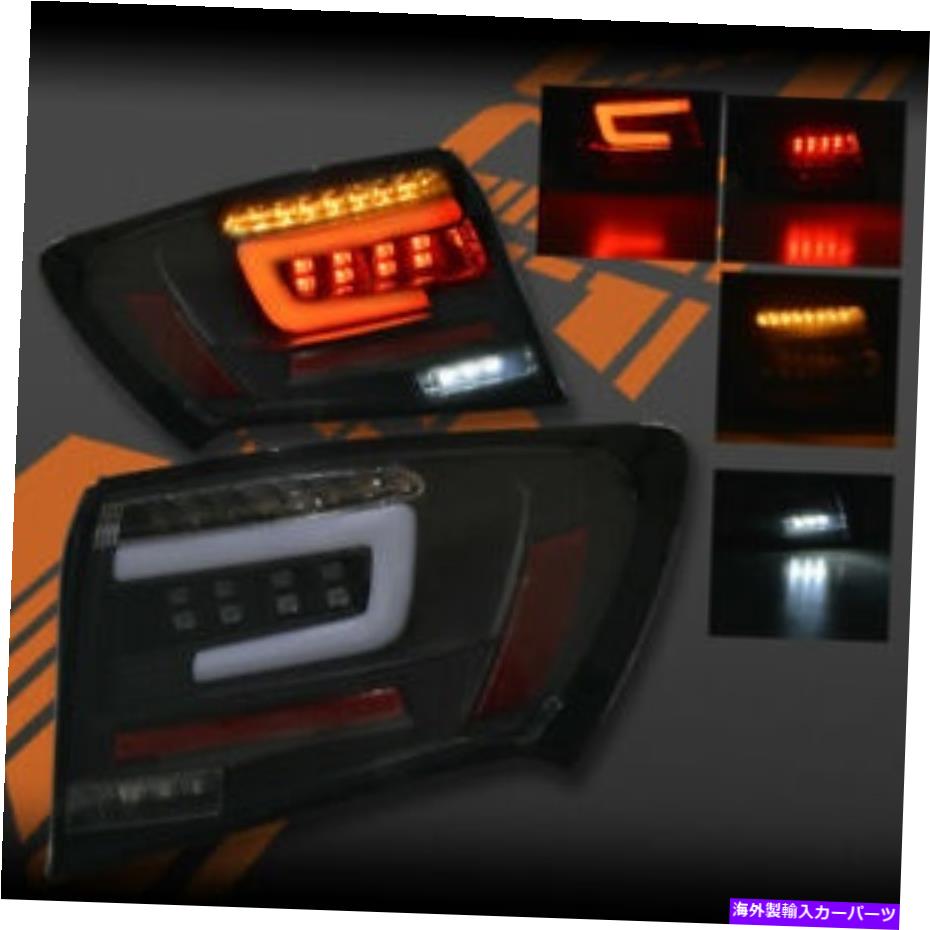 【楽天市場】USテールライト スバルインプレッサ4D 07-13＆WRX STI用黒LED順次インジケータテールライト Black LED ...