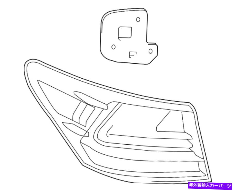【楽天市場】USテールライト 本物のレクサステールランプ81551-50240 Genuine Lexus Tail Lamp 81551 ...