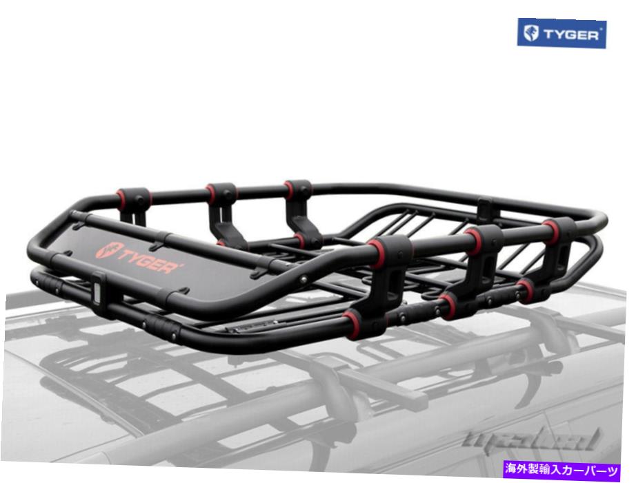 【楽天市場】ルーフキャリア タイガールーフマウントカーゴバスケットキャリアラックスーパーデューティ-L52 "xw41.3" xh8.3 ...