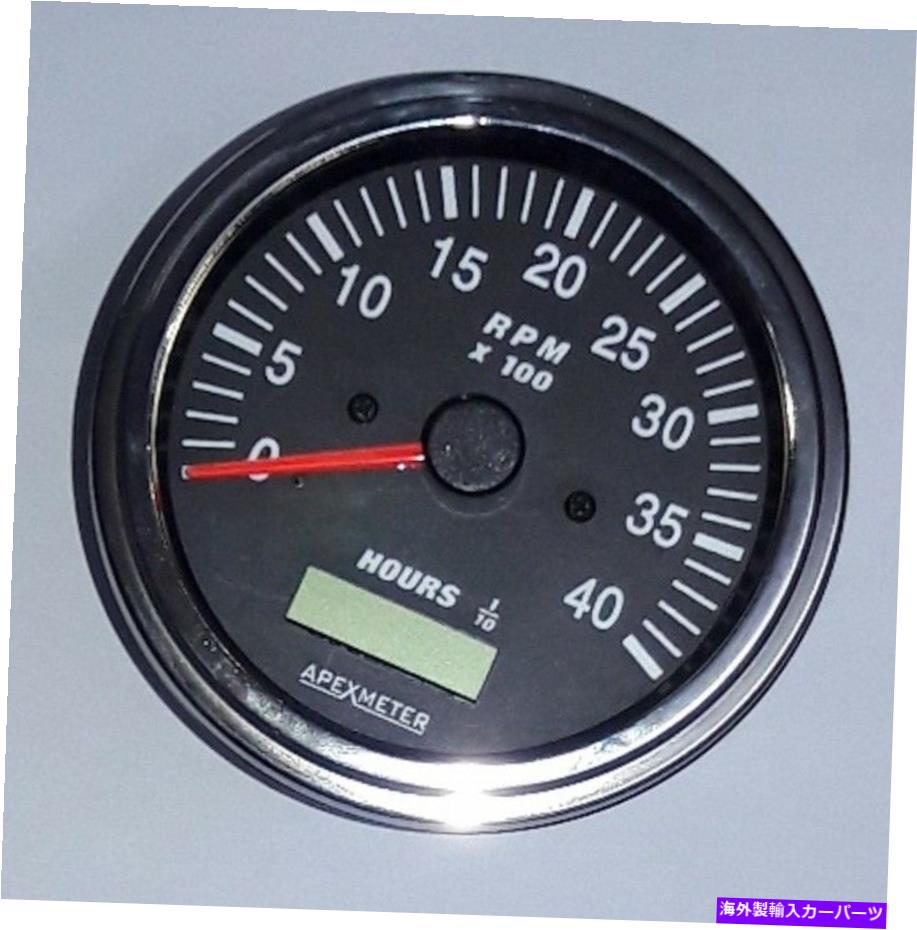 【楽天市場】タコメーター タコメーター/時間メーター0-4000 rpmイグニッションコイル駆動型Sae Bezel +24V ...