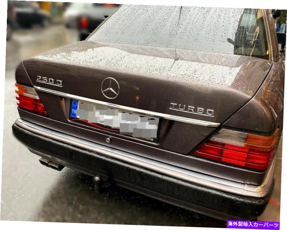 【楽天市場】クロームカバー メルセデスベンツW124クロムラストリムリッドトランクリアカバーテールゲート Mercedes-Benz W124 ...