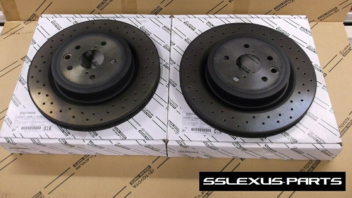 【楽天市場】brake disc rotor Lexus IS-F ISF（2008-2014）OEM本物のリアブレーキローターセット ...