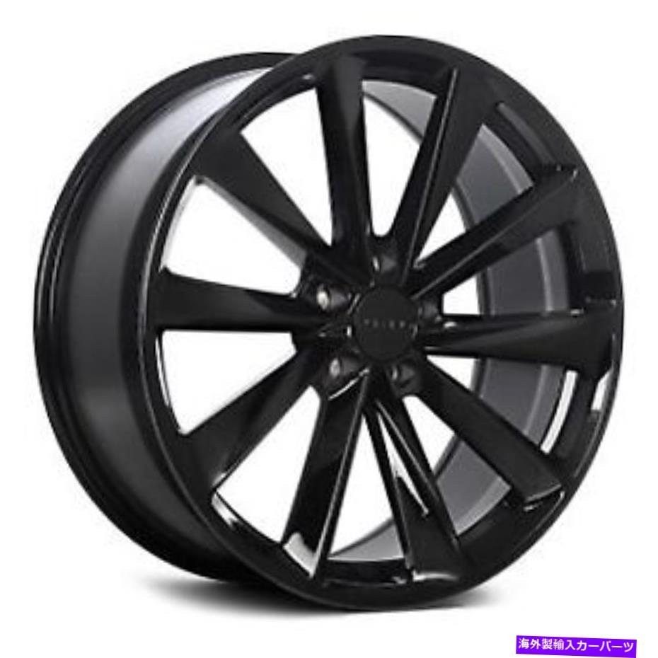 【楽天市場】ホイール 4本セット Ruffino Ruf56リアクターホイール19x8.5（35、5x114.3）4のブラックリムセット ...