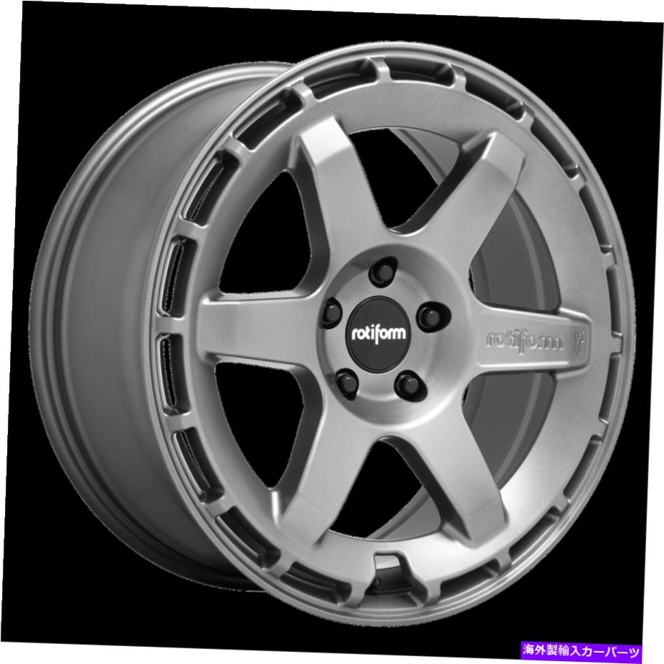 【楽天市場】ホイール 4本セット 19x8.5 Rotiform R185 KB1 Matte Anthracite Wheels 5x112 ...