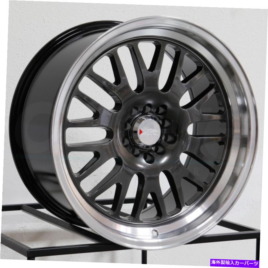 【楽天市場】ホイール 4本セット 18x8.5 XXR 531 5x100/5x114.3 35 Chromium Black MLホイール ...