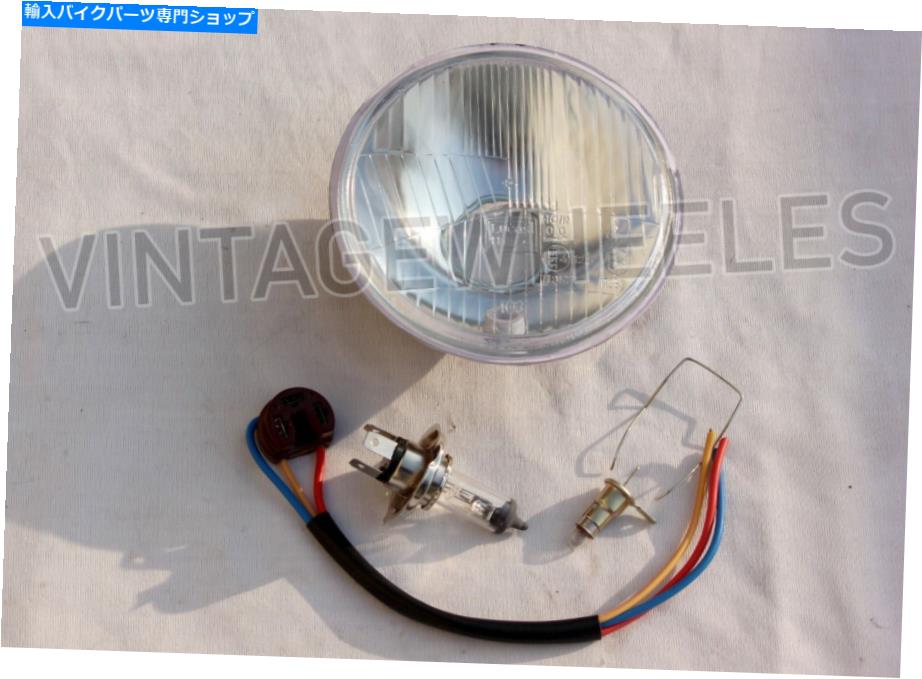【楽天市場】Headlight Triumph Tiger Cub T20 5 3/4 "ヘッドランプ変換H4ヘッドライト3ピンライト ...