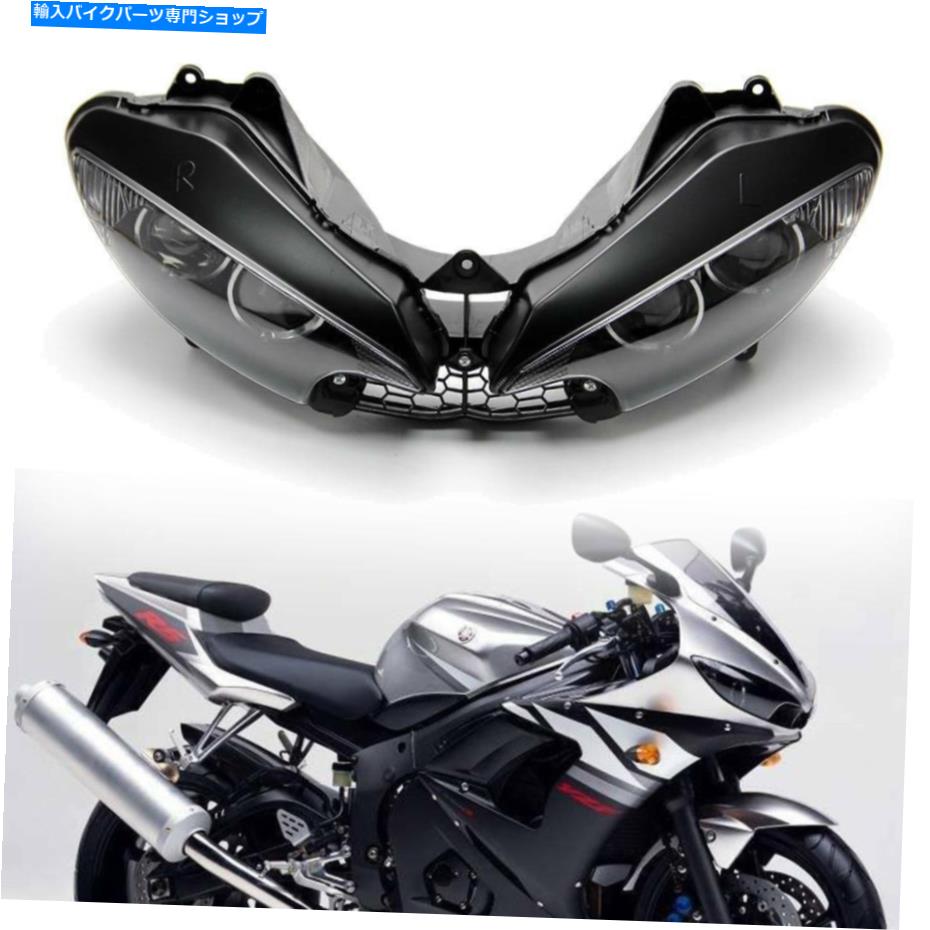 【楽天市場】Headlight ヤマハYZF R6 2003-2005 R6S 2006-2009のヘッドライトアセンブリライトハウジング ...