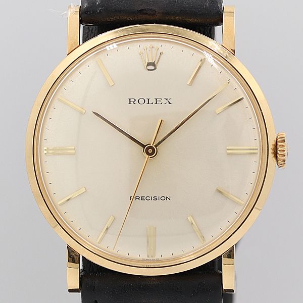 【楽天市場】デッドストック級 稼働 美品 ロレックス プレシジョン 9708 シルバー文字盤 手巻き メンズ腕時計 OGH ...