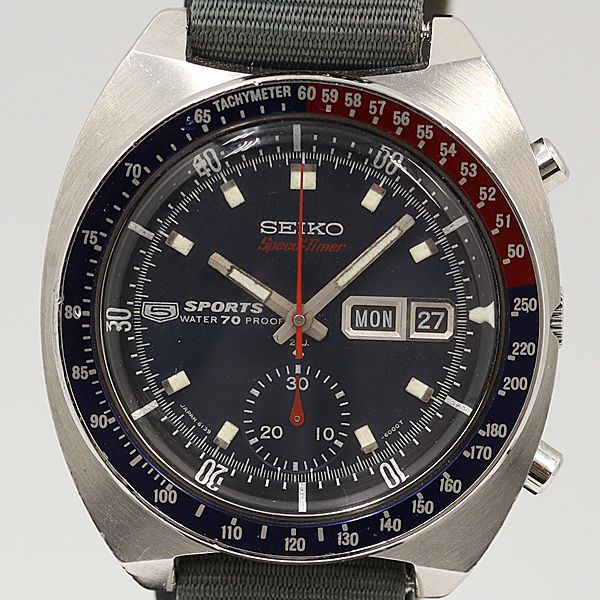 【楽天市場】デッドストック級 セイコー AT 6139-6000 ブルー文字盤 デイデイト スモセコ メンズ腕時計 11423 ABC ...