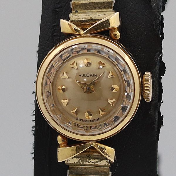 【楽天市場】デッドストック級 保付 ヴァルカン 3220000/26806 18K/750 プリズム風防 金 手巻 ヴィンテージ レディース腕 ...