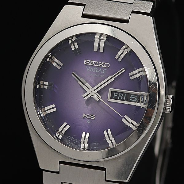 【楽天市場】セイコー 5626-7250 バナック キングセイコー パープル文字盤 AT 極上 希少アンティーク メンズ腕時計 OGH ...