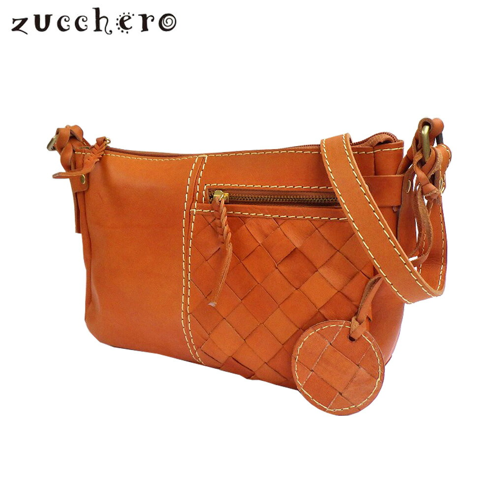 【楽天市場】Zucchero filato・ズッケロ フィラート レディース 牛革メッシュ 横型ショルダー 舟形ショルダー ショルダーバッグ 49873：うわじまさかもとカバン店