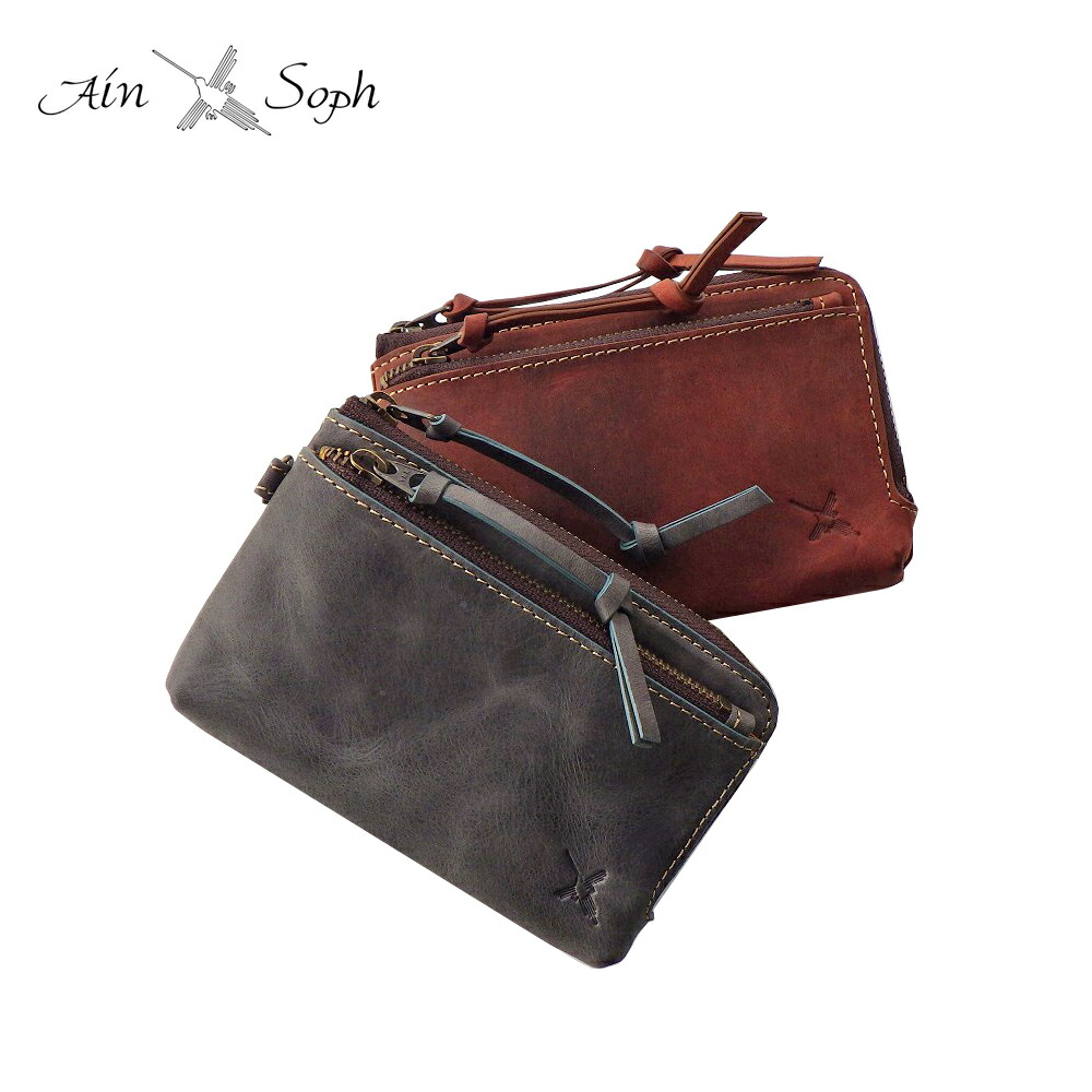 【楽天市場】AIN SOPH アインソフ 牛革 札入れ 小銭入れ DA1567-HP：うわじまさかもとカバン店