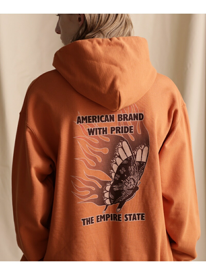 【楽天市場】【SALE／30%OFF】HOODED SWEAT FIRE BUTTERFLY/ファイアーバタフライ パーカー Schott ...