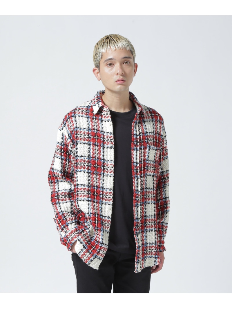 【楽天市場】【SALE／40%OFF】FR(13)NDS /フレンズ/TWEED SHIRT ROYAL FLASH ロイヤルフラッシュ ...