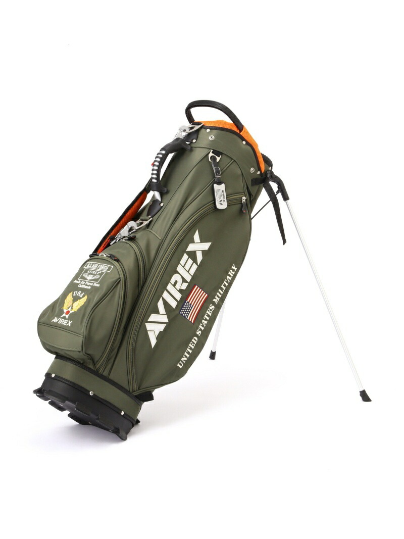 【楽天市場】《AVIREX GOLF/アヴィレックスゴルフ》セルフスタンド付きキャディバッグ/ゴルフ/キャディーバック AVIREX アヴィレックス ファッション雑貨 その他のファッション雑貨 ...