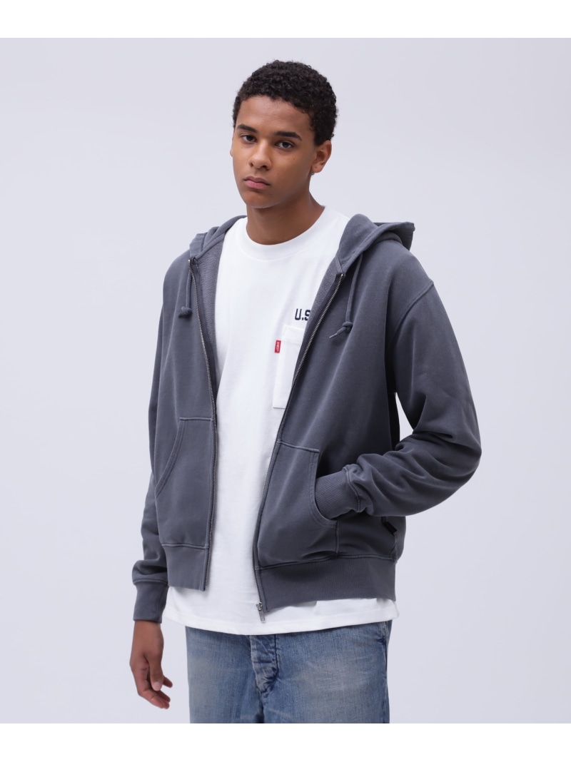 【楽天市場】【SALE／30%OFF】《DAILY/デイリー》FADE WASH ZIP UP PARKA AVIREX アヴィレックス トップス パーカー・フーディー グリーン グレー ...