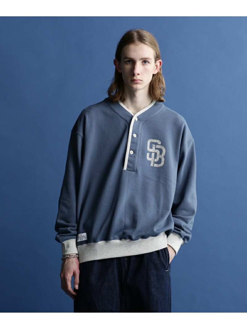 【楽天市場】【SALE／40%OFF】B.B. SWEAT SB LOGO/ハーフボタン スウェット SBロゴ Schott ショット ...